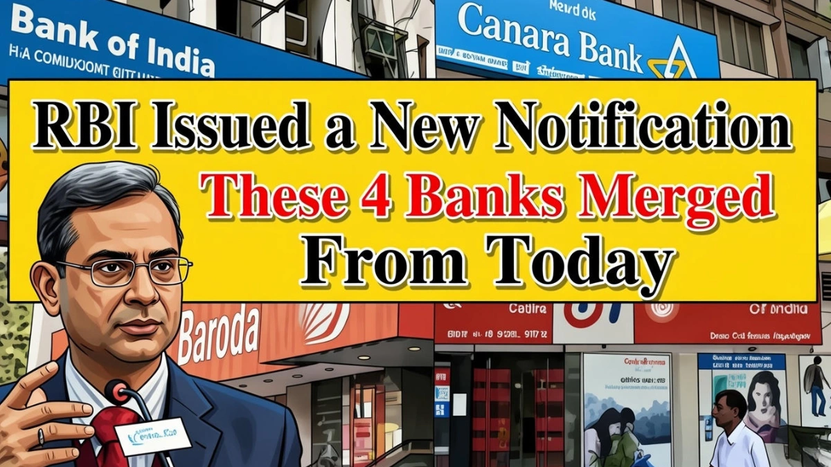 Bank Merger 2025: RBI Notification Makes 4 Banks One – Here’s How It ...